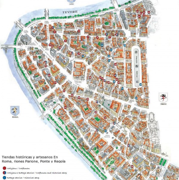 Mapas para visitar Roma a tu aire - Guía En Roma